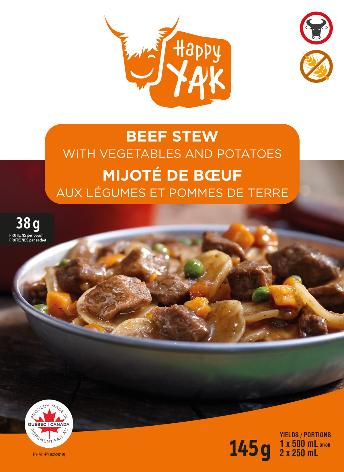 Happy Yak Beef Stew with Vegetables and Potatoes - ScoutTech