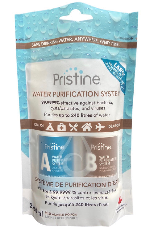 Pristine - Water Purification System 60 ml - ScoutTech